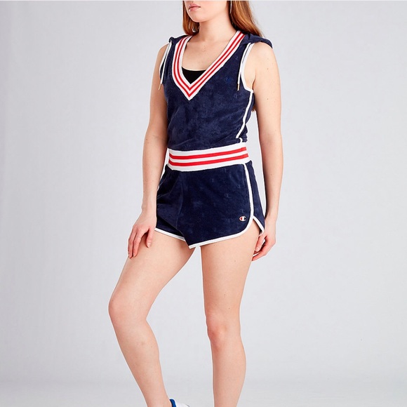 Champion | Pants & Jumpsuits | Champion Life Terry Romper | Poshmark